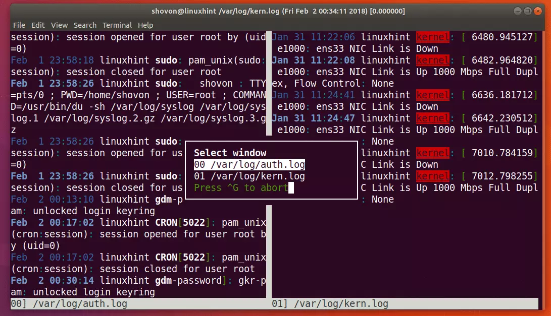 I-install ang Multitail Ubuntu 13405_13