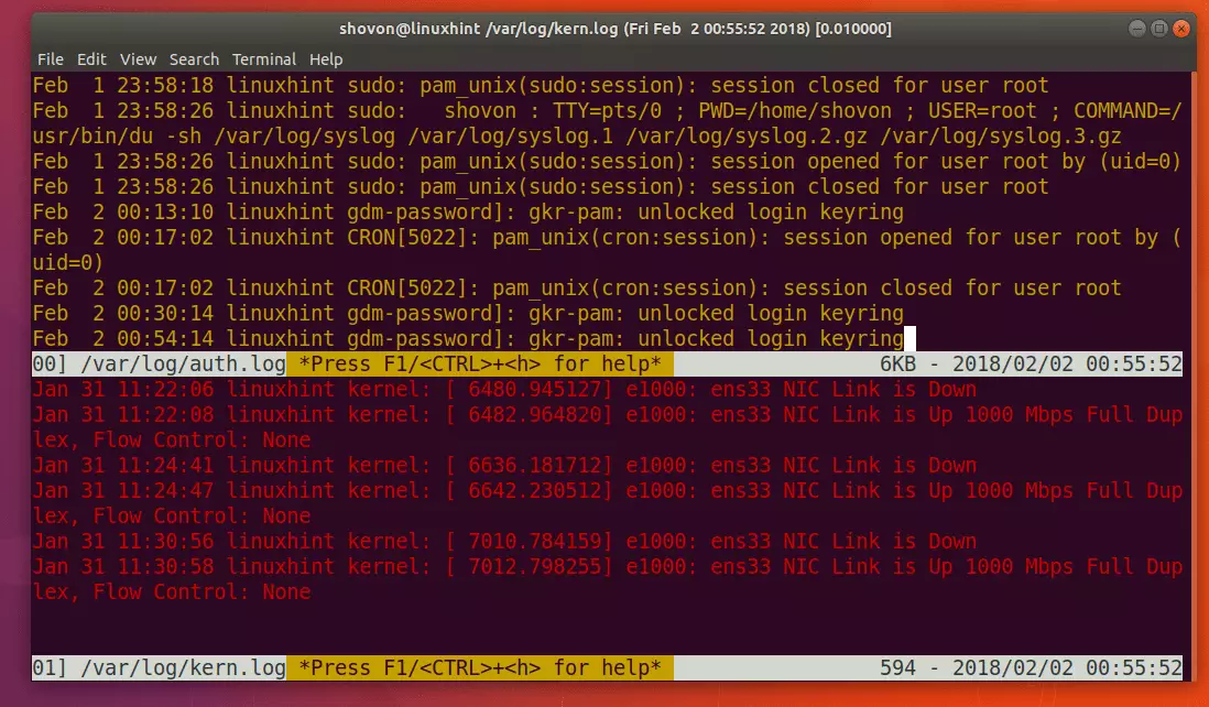 I-install ang Multitail Ubuntu 13405_16