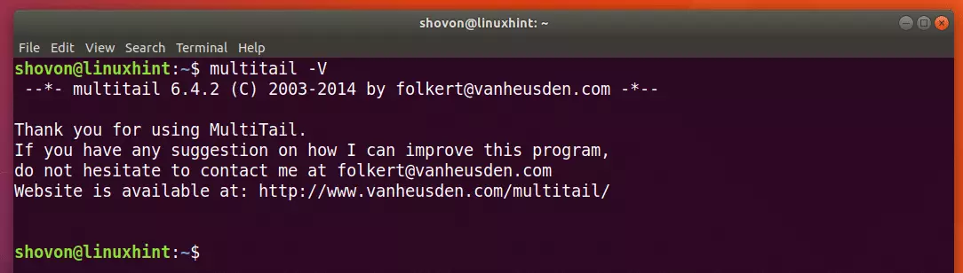 I-install ang Multitail Ubuntu 13405_5