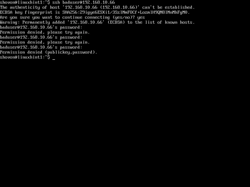 Gosod DenyHosts ar Ubuntu 13406_10
