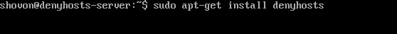 I-install ang DenyHosts sa Ubuntu 13406_3