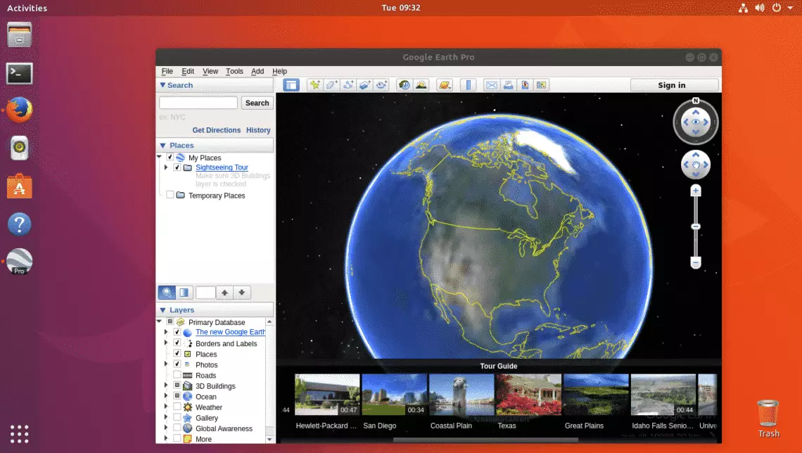 Ubuntu တွင် Google Earth ကို ထည့်သွင်းပါ။ 13414_16