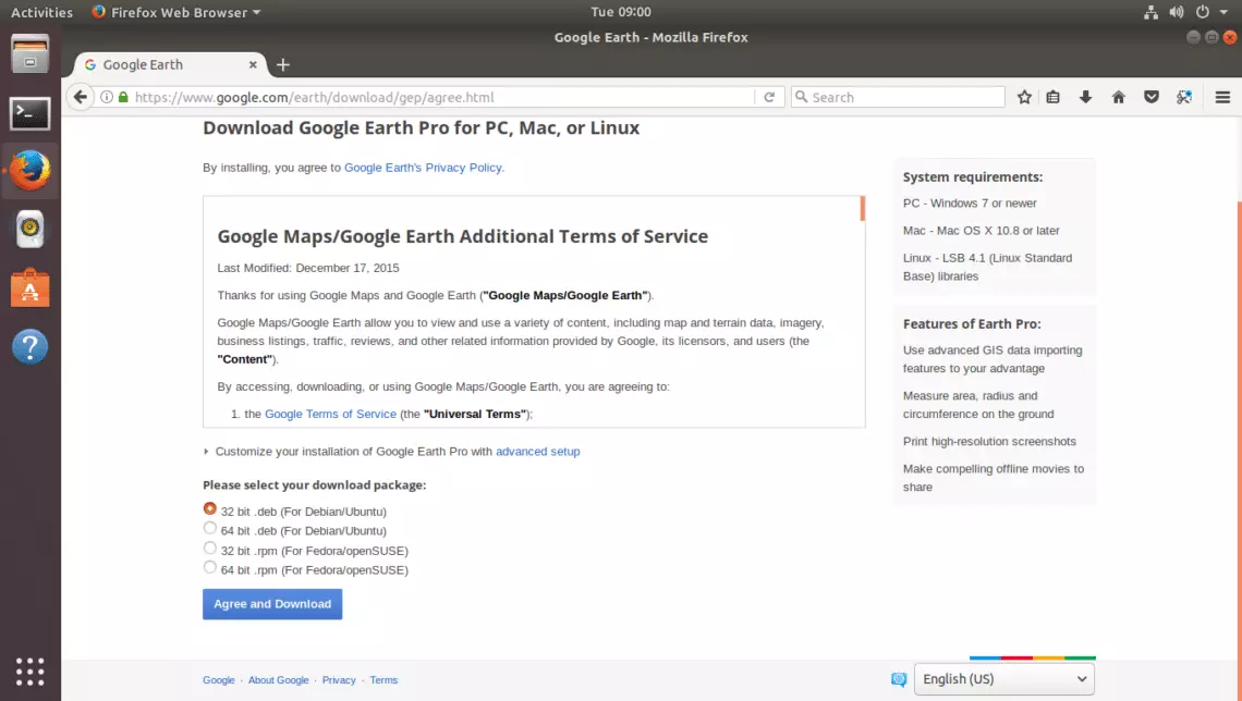 I-install ang Google Earth sa Ubuntu 13414_5