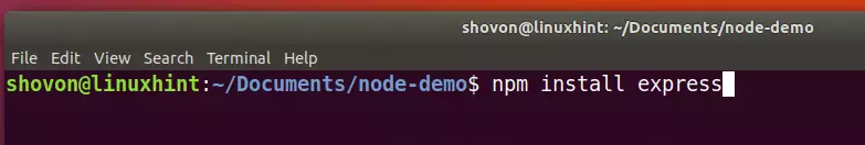 Nainstalujte Správce balíčků NPM NodeJS na Ubuntu 13416_12
