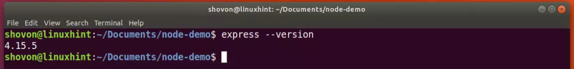 Nainstalujte Správce balíčků NPM NodeJS na Ubuntu 13416_16