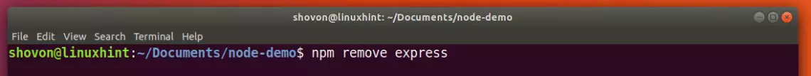 Namestite upravitelja paketov NPM NodeJS na Ubuntu 13416_17