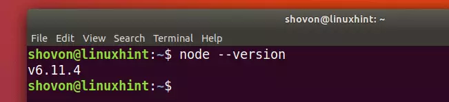 Installa NPM NodeJS Package Manager fuq Ubuntu 13416_5