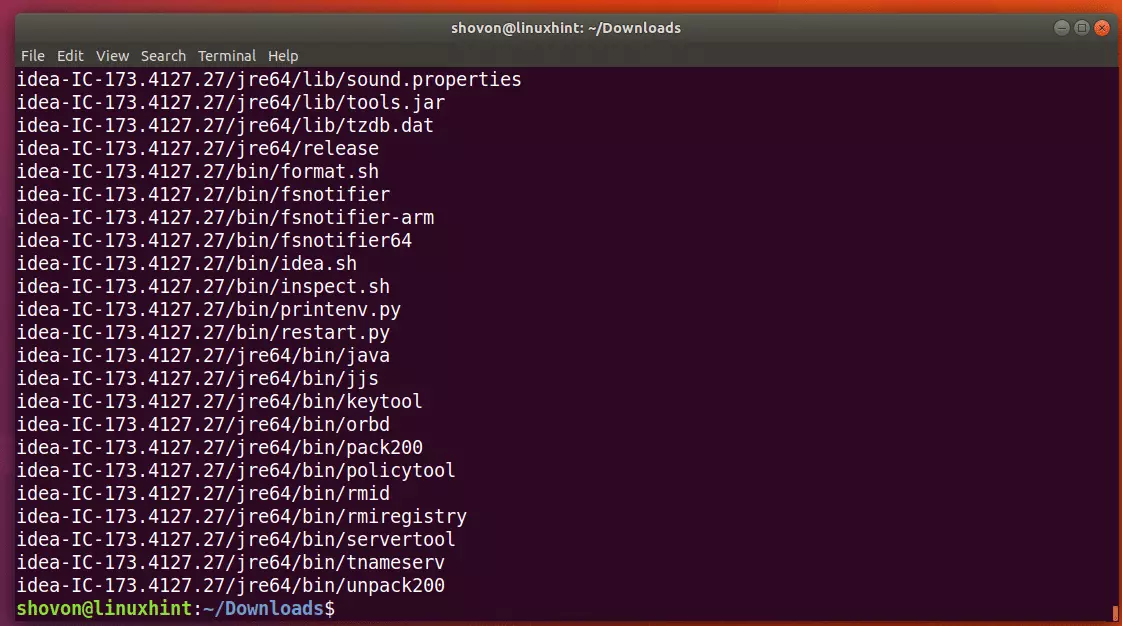 Gosod IntelliJ Community Edition ar Ubuntu 17 13417_14