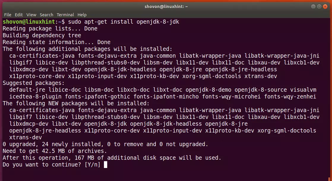 Ubuntu 17ге IntelliJ Community Edition орнотуңуз 13417_16