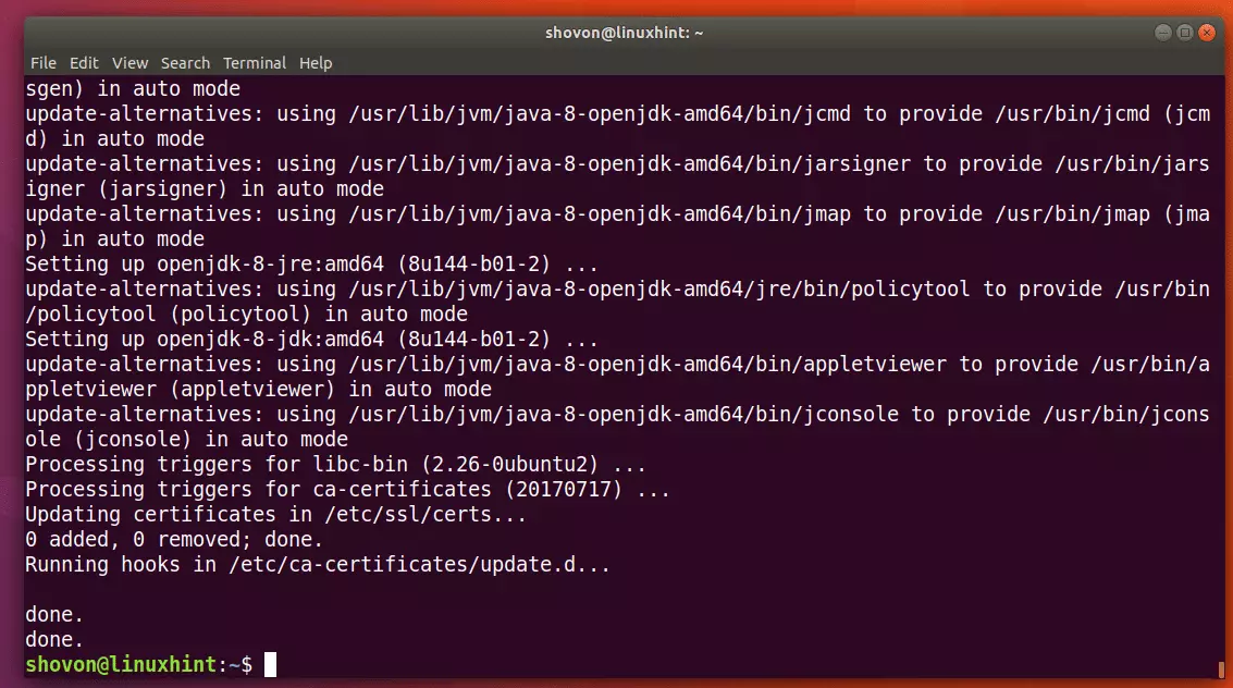 Nainstalujte IntelliJ Community Edition na Ubuntu 17 13417_17