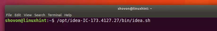 Усталюйце IntelliJ Community Edition на Ubuntu 17 13417_22
