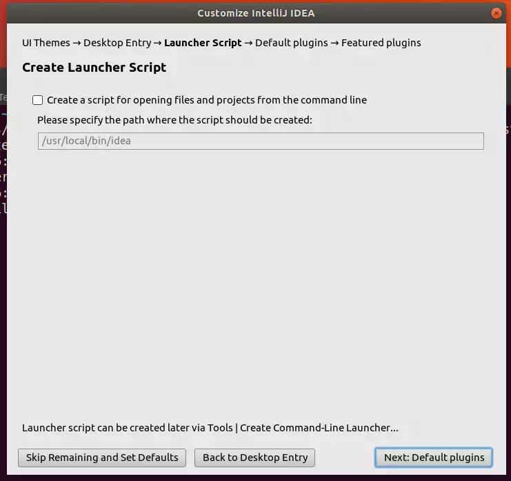 Ubuntu 17ге IntelliJ Community Edition орнотуңуз 13417_27