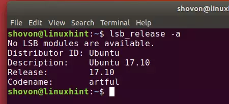 Ubuntu версиясен тикшерегез 13418_8