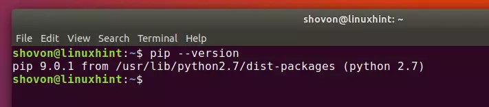 Ubuntu 17.10 တွင် PIP ကို ထည့်သွင်းပါ။ 13419_10