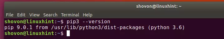 Ubuntu 17.10 တွင် PIP ကို ထည့်သွင်းပါ။ 13419_4