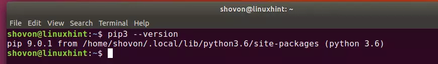Mametraka PIP amin'ny Ubuntu 17.10 13419_6