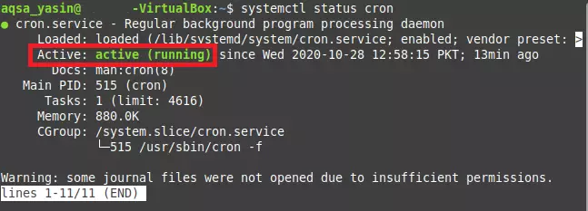 Ինչպե՞ս կարող եմ ստուգել, արդյոք Crontab-ը աշխատում է: 13432_3