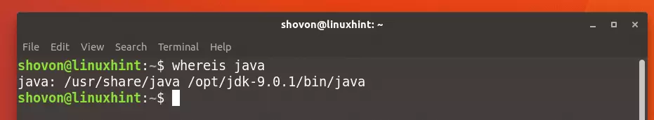 I-install ang Oracle JDK 9 sa Ubuntu 17.10 13434_16