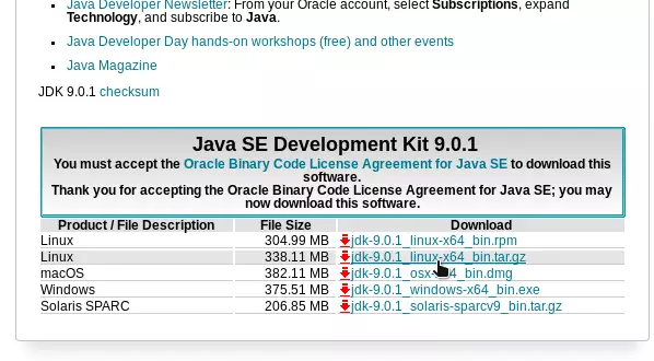 Ubuntu 17.10-та Oracle JDK 9 урнаштырыгыз 13434_7