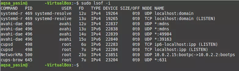 Com comprovar si un port està en ús a Linux 13442_5