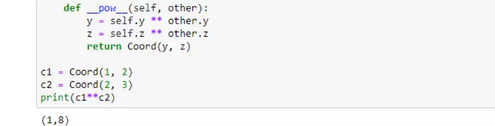 Sobrecàrrega de l'operador en Python 13448_9