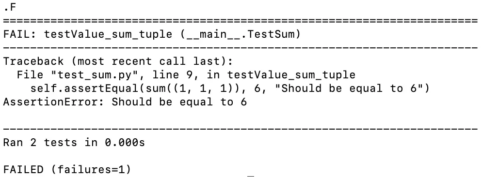 Python Unittest Tutorial 13450_8
