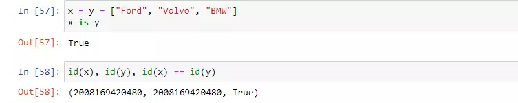Promjenjivi u odnosu na nepromjenjive objekte u Pythonu 13451_10