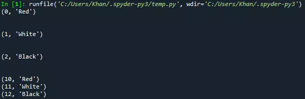 Vodič za Python funkciju enumerate 13455_16
