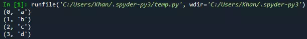 Упатство за функцијата Python Enumerate 13455_20