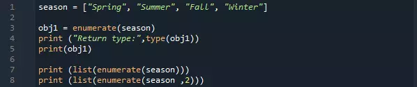 Tutorial de funció d'enumeració de Python 13455_7