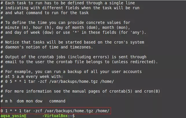 ວິທີການໃຊ້ Cron ໃນ Linux 13463_6