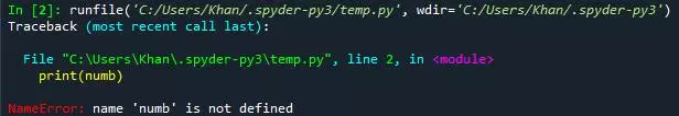 Python Traceback ကျူတိုရီရယ် 13466_4
