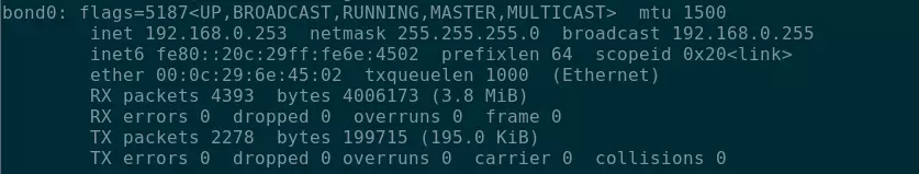 Ինչպես կարգավորել Network Bonding Ubuntu 20.04-ը 13490_3