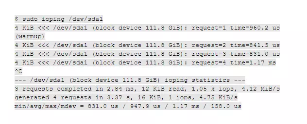 Як вымераць актыўнасць вашага дыска для вэб-сервера Linux 13501_4