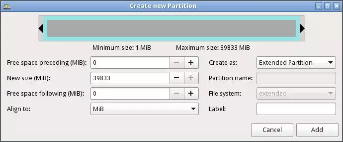 PartedMagic सह डिस्कचा आकार कसा बदलायचा आणि फॉरमॅट कसा करायचा 13511_11