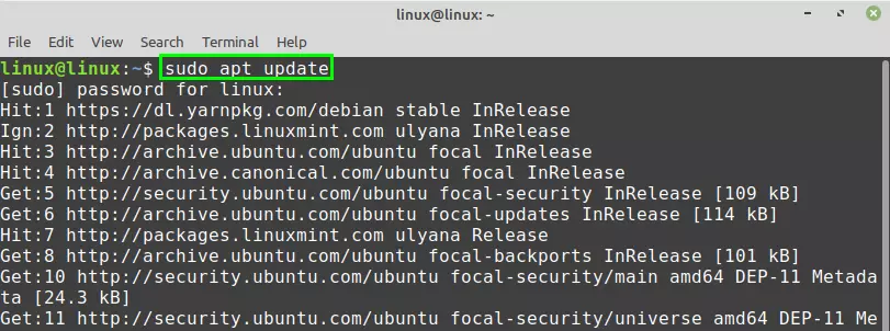 Momwe Mungayikitsire Ulusi pa Linux Mint 20 1383_1