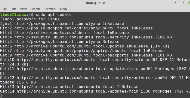 Linux Mint 20-de Papirus nyşanlarynyň mowzugyny nädip gurmaly 1384_5