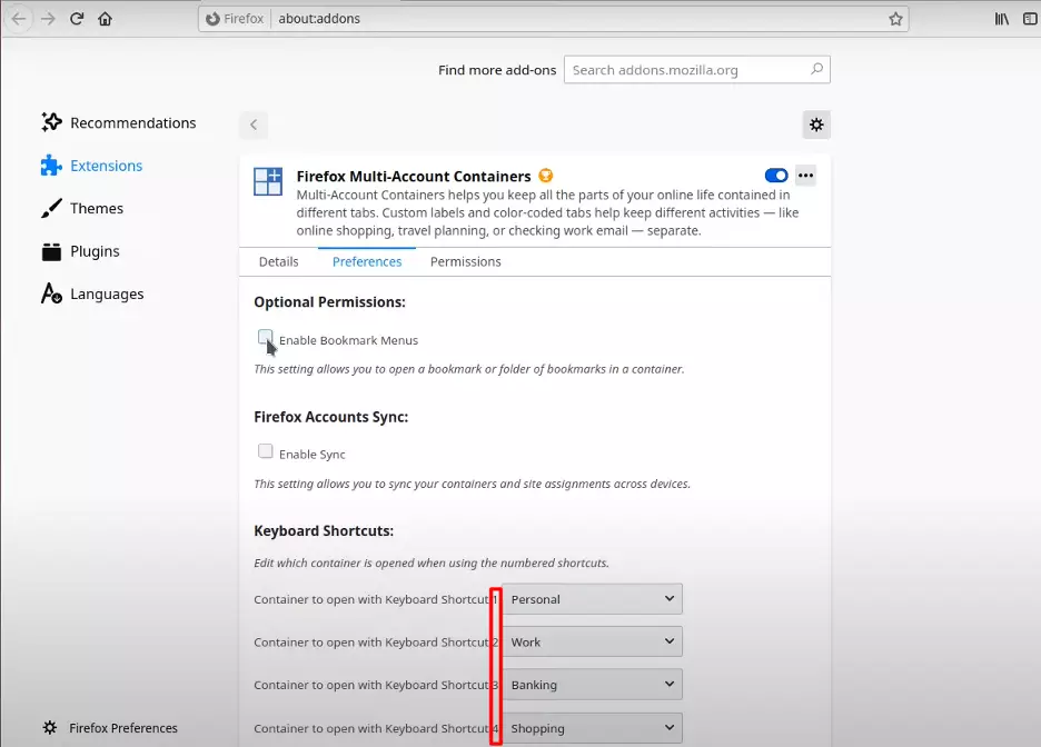 फ़ायरफ़ॉक्स मल्टी-अकाउंट कंटेनरों का उपयोग कैसे करें 1405_8