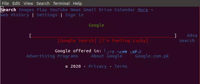 En İyi Linux Metin Tabanlı Tarayıcılar 1406_11