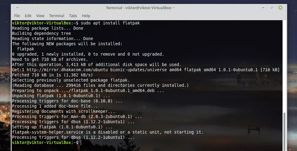 Linux Mint တွင် Flatpak ကို ထည့်သွင်းပြီး အသုံးပြုပါ။ 1411_2
