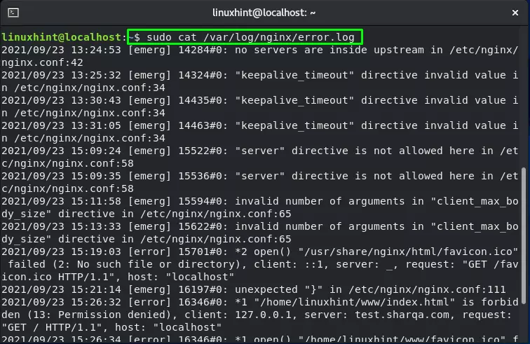 Cara ngaktifake log debug ing Nginx 1430_12