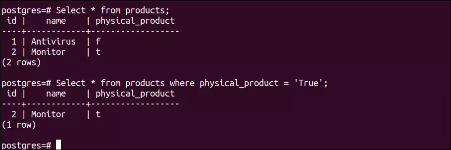 PostgreSQL Boolean tipovi podataka 1441_10