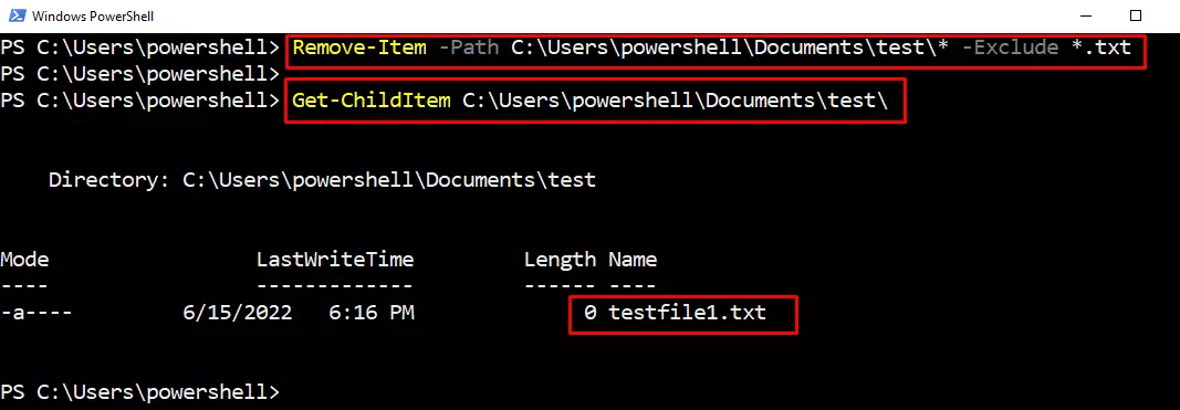 نحوه استفاده از PowerShell remove-item cmdlet 1468_10