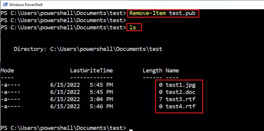כיצד להשתמש ב-PowerShell Remove-item cmdlet 1468_2