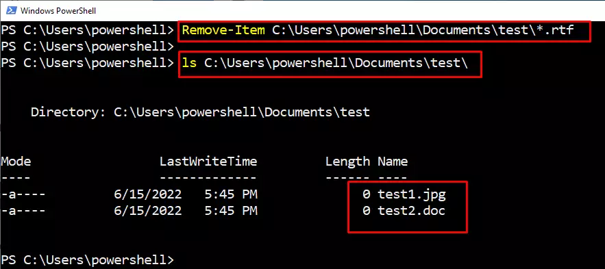 Como usar o cmdlet remove-item do PowerShell 1468_4