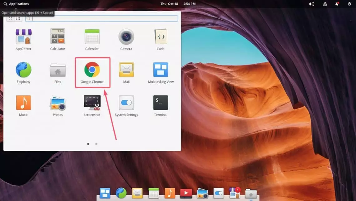 Ikani Google Chrome pa Elementary OS 5 Juno 1499_17