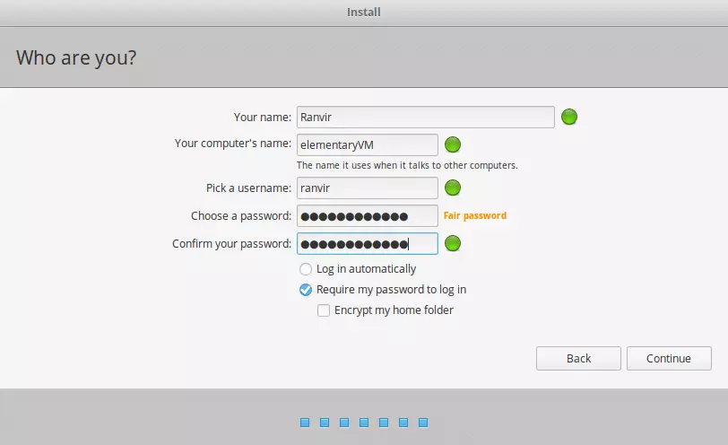 Elementary OS Loki instalēšana vietnē VirtualBox 1501_9
