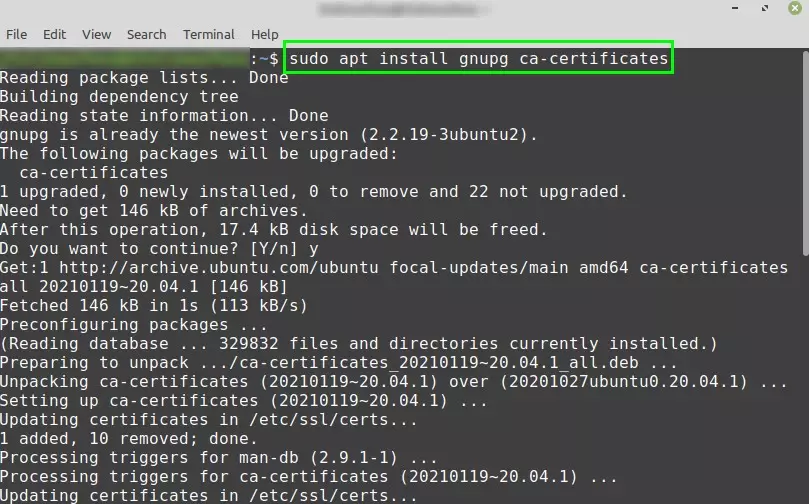 Meriv çawa Mono li Linux Mint 20 saz dike 1504_16