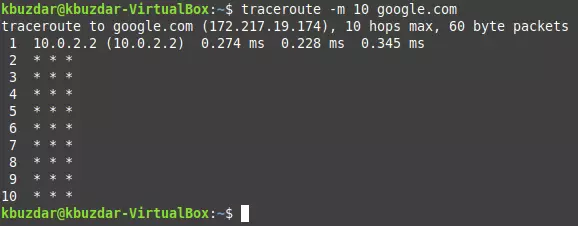 Ako vykonám Traceroute v systéme Linux Mint 20? 1508_11