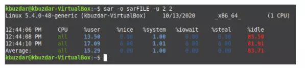 Ինչպես օգտագործել SAR հրամանը Linux-ում. ամբողջական ձեռնարկ սկսնակների համար 1513_29